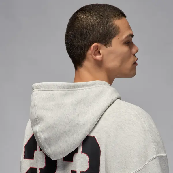 JORDAN Brooklyn Oversized Pullover Hoodie - Grey