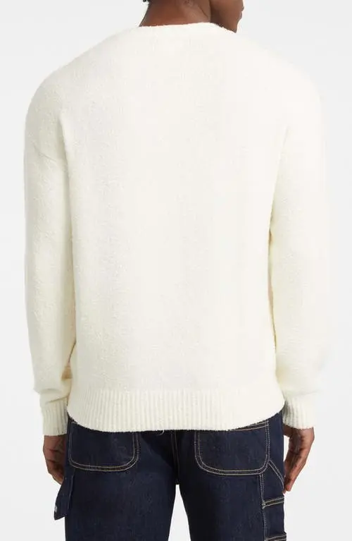 Guess Bouclé Crewneck Sweater - Ivory