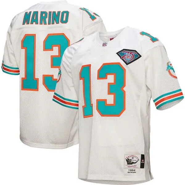Mitchell & Ness Dan Marino Miami Dolphins 1994 Authentic Throwback Retired Player Jersey - White