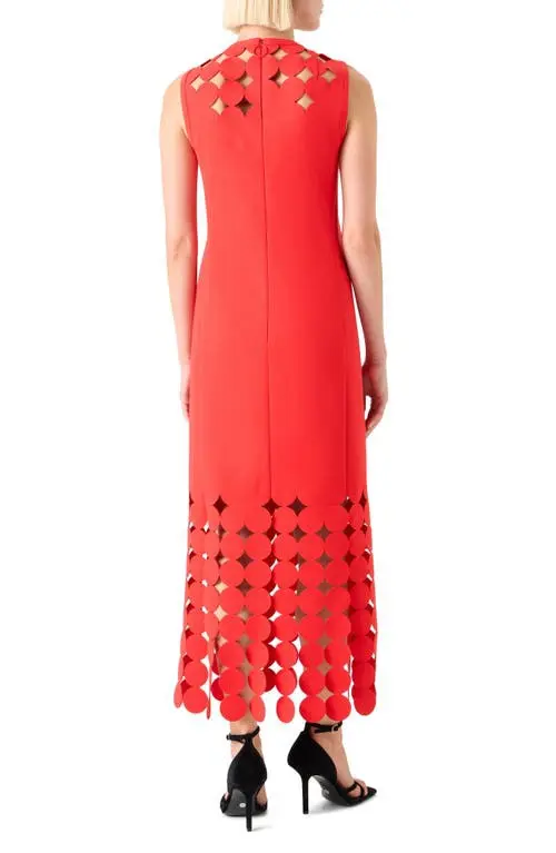 Akris Dot Cutout Sleeveless Shift Dress