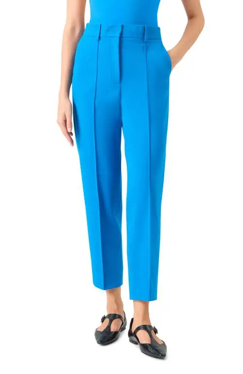 Akris Stretch Knit Tailored Ankle Pants