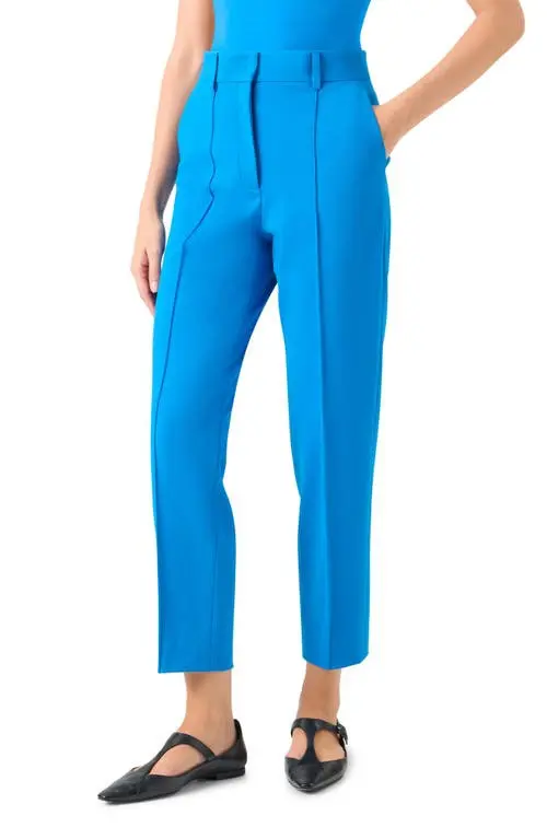 Akris Stretch Knit Tailored Ankle Pants