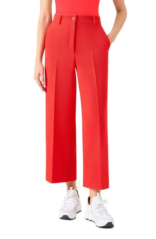 Akris Wool Gabardine Ankle Pants