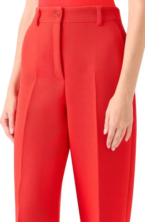 Akris Wool Gabardine Ankle Pants