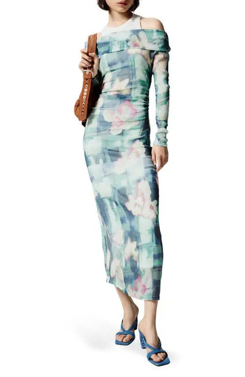 Desigual Floral Maxi Dress And Tank Dress Set