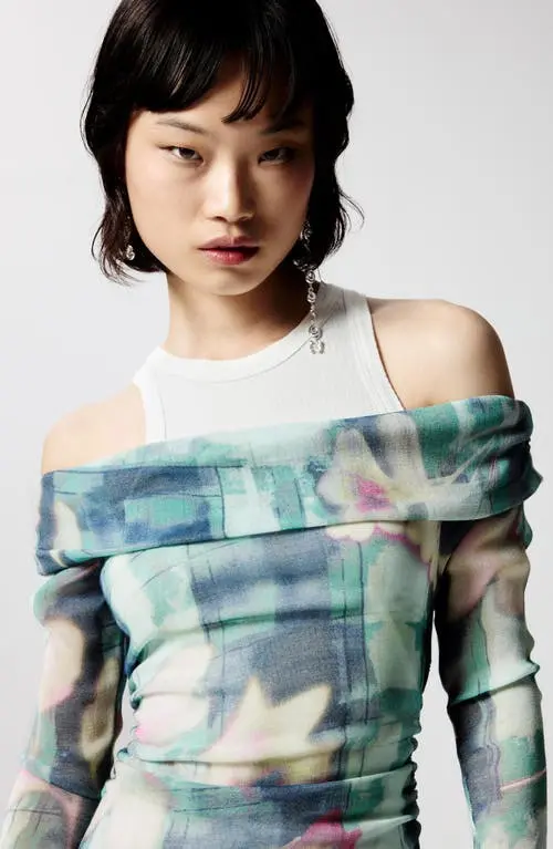 Desigual Floral Maxi Dress And Tank Dress Set