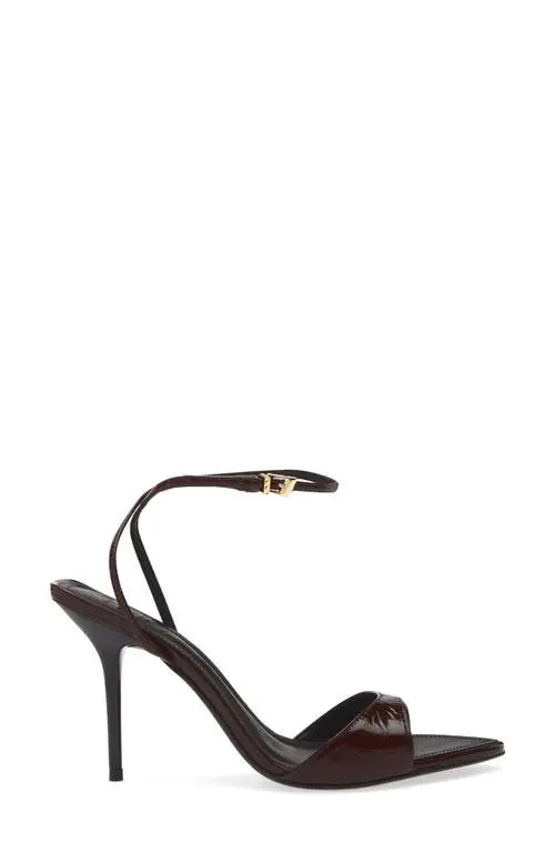 Schutz Elodie Ankle Strap Slide Sandal - Maplewood