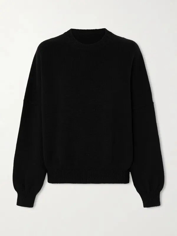 Khaite Margaux Cashmere Sweater - Black
