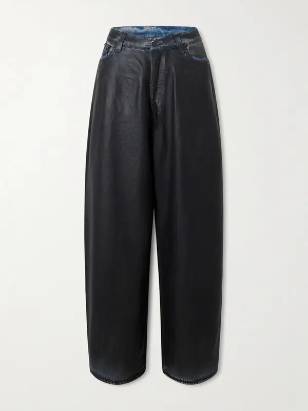 Acne Studios 2023 Coated Wide-leg Jeans