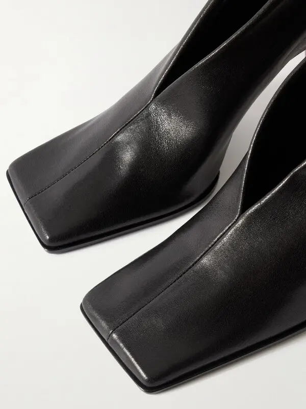 Alaïa 90 Leather Pumps - Black