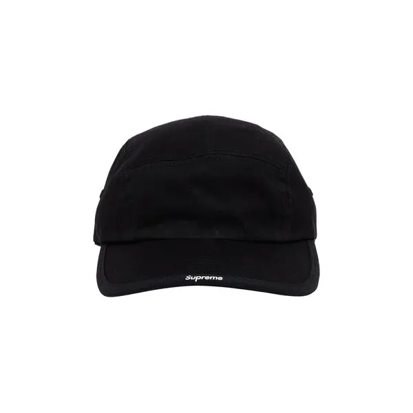 Supreme Visor Logo Camp Cap - Black