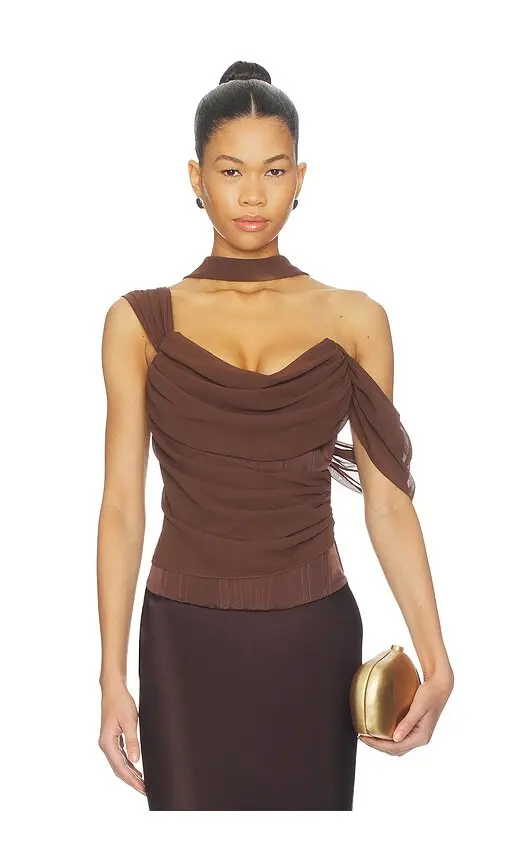Lpa Adara Corset Top - Brown