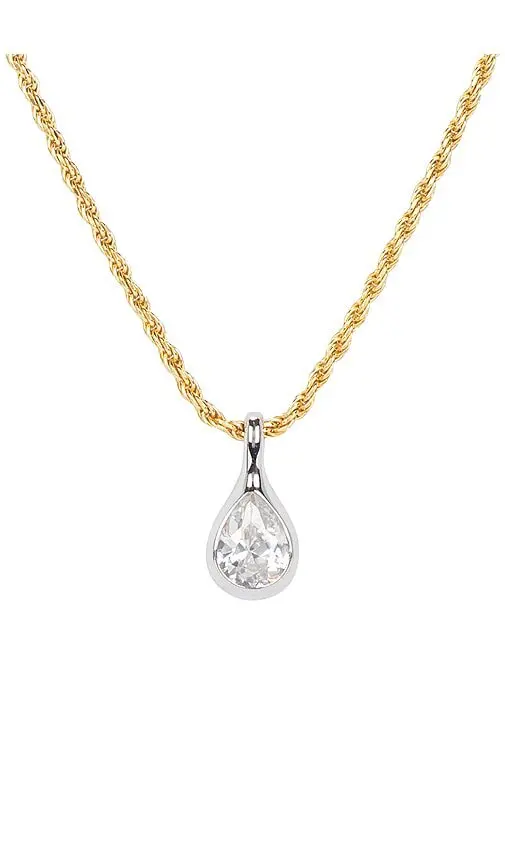 Shashi Pear Diamond Chain Necklace