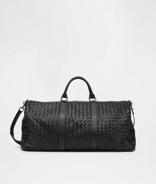 Bottega Veneta Large Intrecciato Duffle - Black
