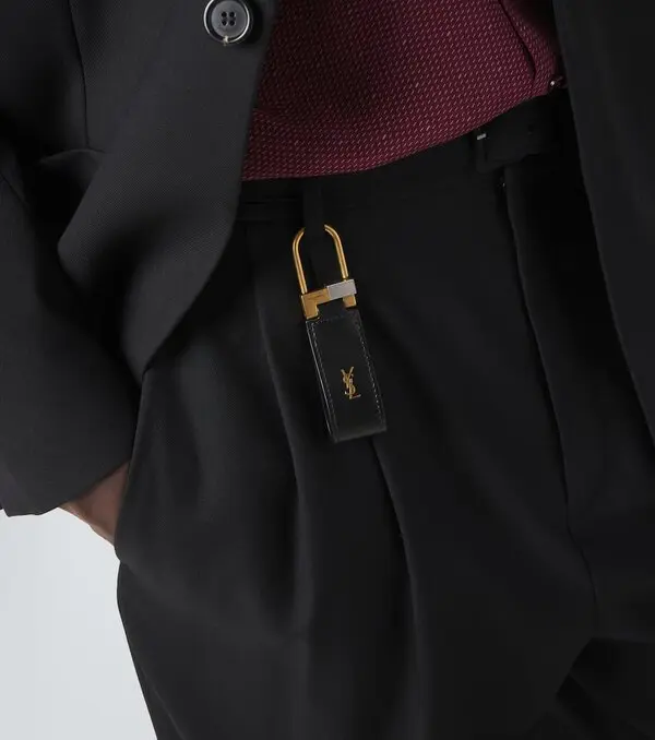 Saint Laurent Tiny Cassandre Keychain