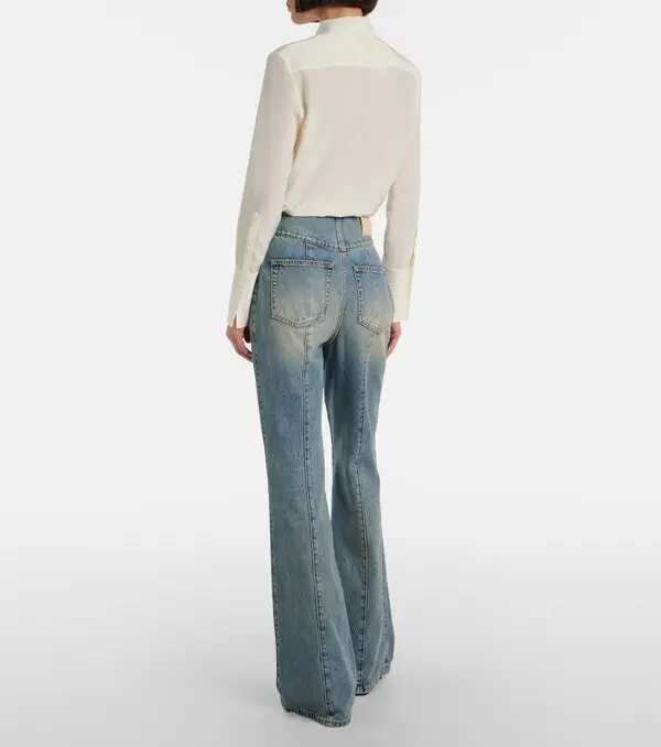 Alexander McQueen High-rise Wide-leg Jeans