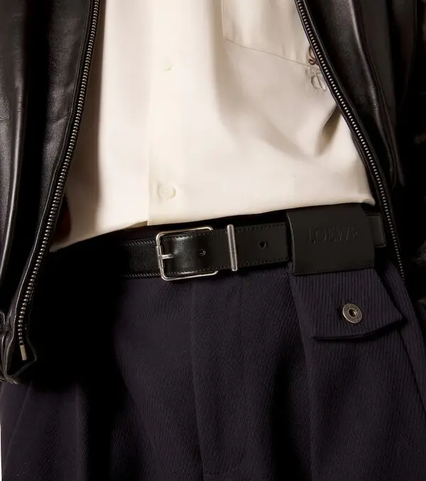 Loewe Leather Belt - Black