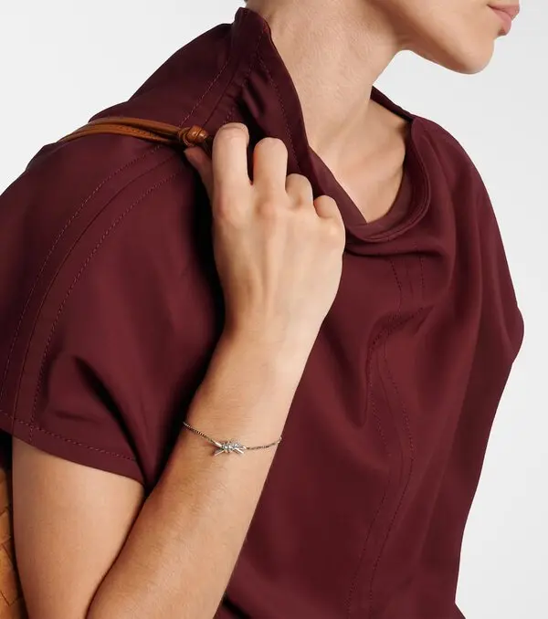 Bottega Veneta Knot Sterling Bracelet