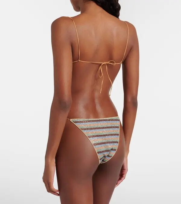 Oseree Lumiere Striped Bikini