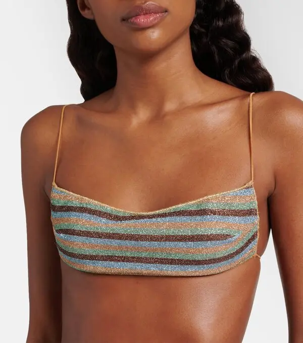 Oseree Lumiere Striped Bikini