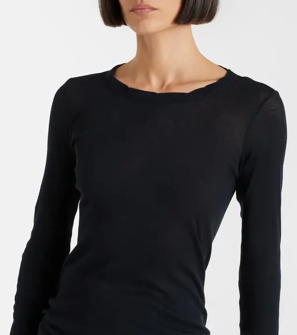 Rick Owens Cotton Jersey Top