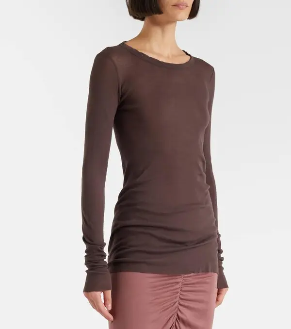 Rick Owens Cotton Jersey Top