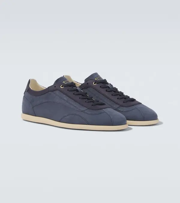 Brunello Cucinelli Leather Sneakers - Blue