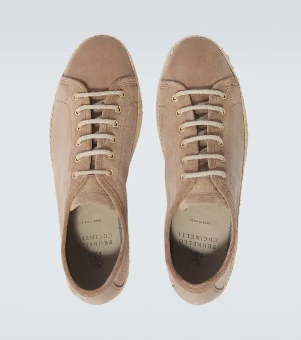 Brunello Cucinelli Suede Espadrilles