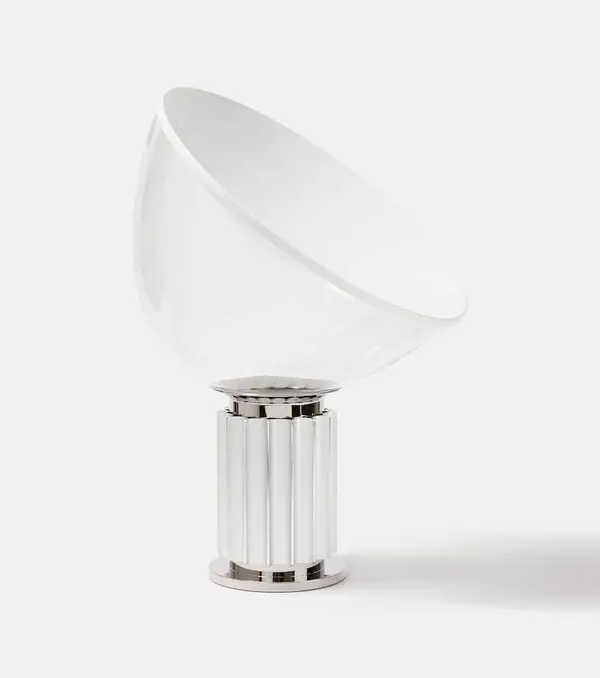 FLOS Taccia Small Table Lamp Achille And Pier Giacomo Castiglioni - Silver