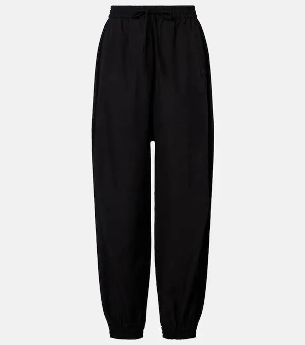 RÓHE Barrel-leg Trousers - Black