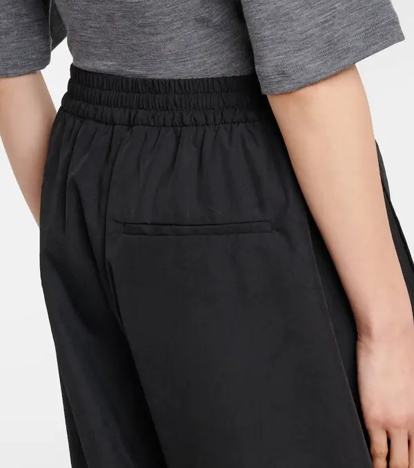 RÓHE Barrel-leg Trousers - Black