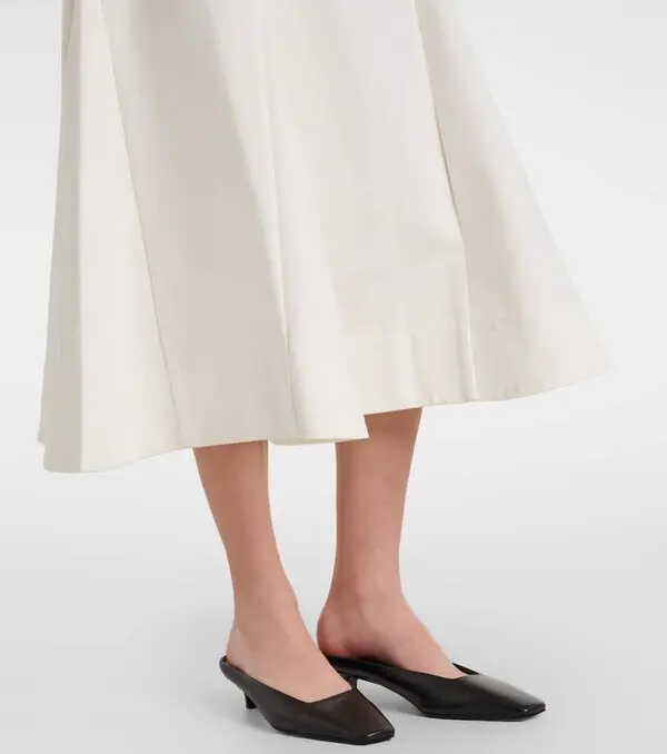 RÓHE Cotton Midi Skirt