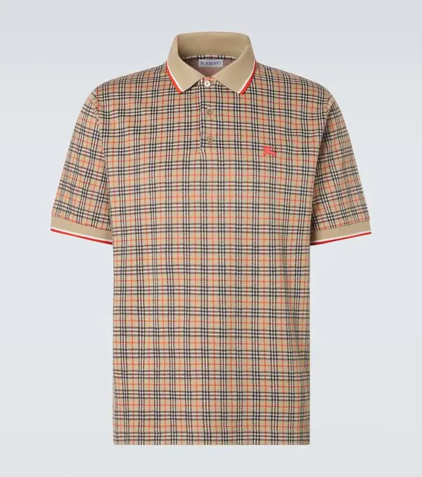 Burberry Check Polo Shirt