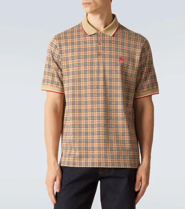 Burberry Check Polo Shirt