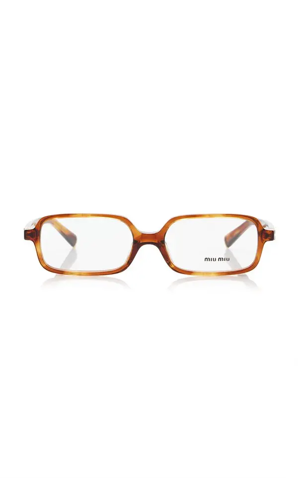 Miu Miu Regard Square-frame Glasses - Brown