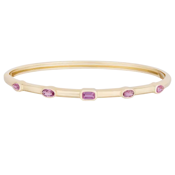 OUF! Pink Sapphire Multi Bangle - One-color