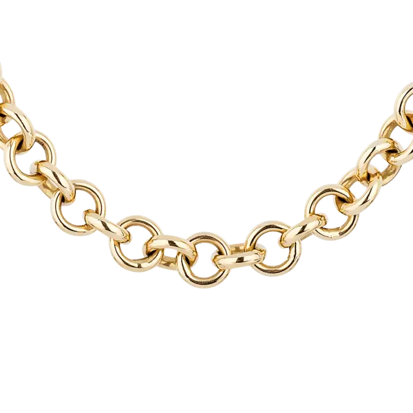 OUF! 14k Yellow Gold Jumbo Cable Chain Necklace - One-color