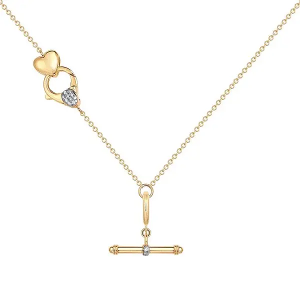 OUF! Love Catcher Diamond Necklace - One-color