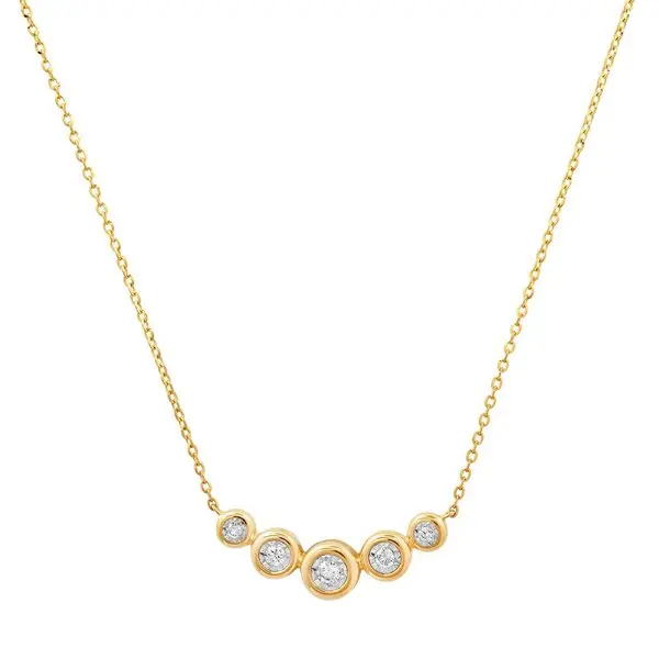 OUF! Diamond Bezel Necklace - One-color