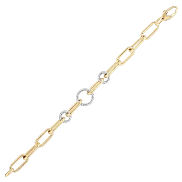 OUF! Diamond Links And Chain Bracelet - One-color