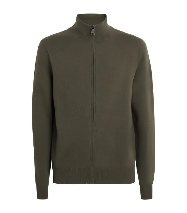 Purdey Wool Technical Zip Cardigan