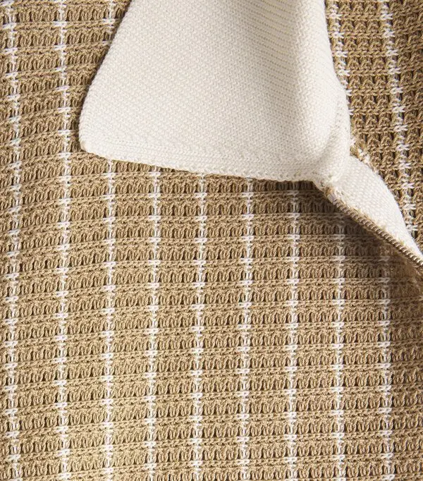JIL SANDER Knitted Polo Shirt - Beige