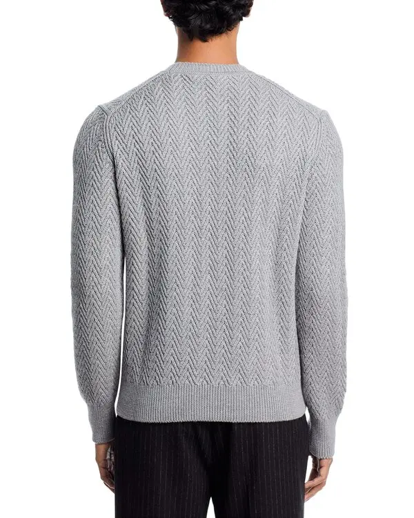 BOSS Hitalo Textured Crewneck Sweater