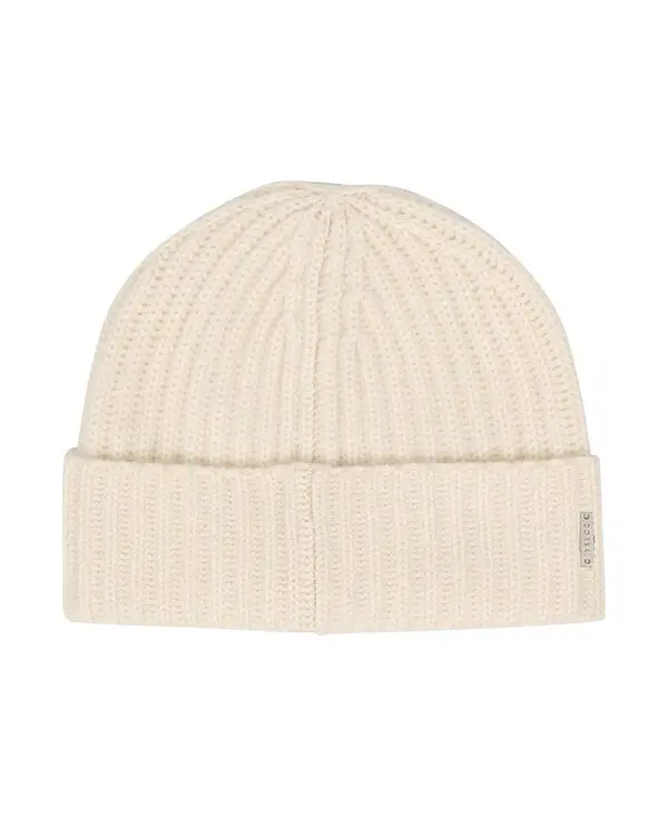 Gorski Cashmere Beanie Hat - Ivory