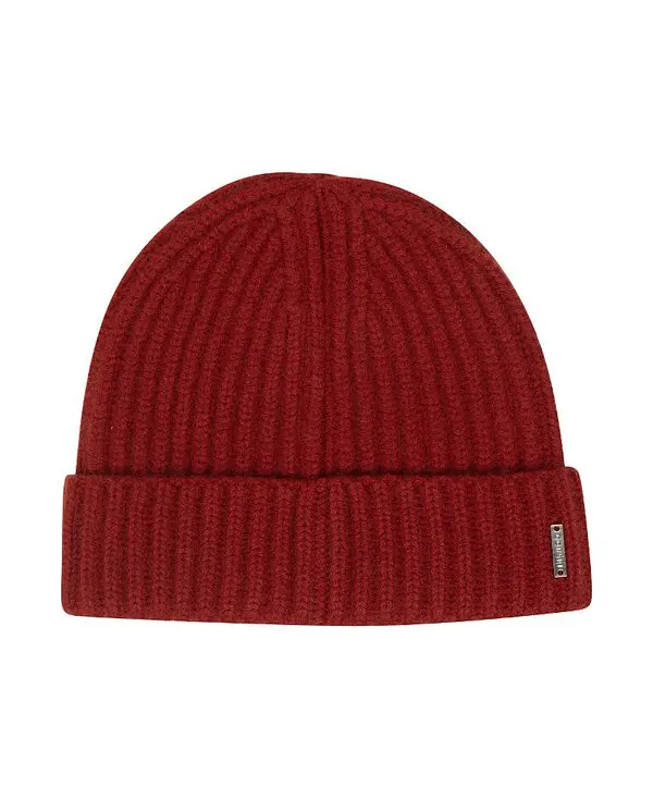 Gorski Cashmere Beanie Hat - Red