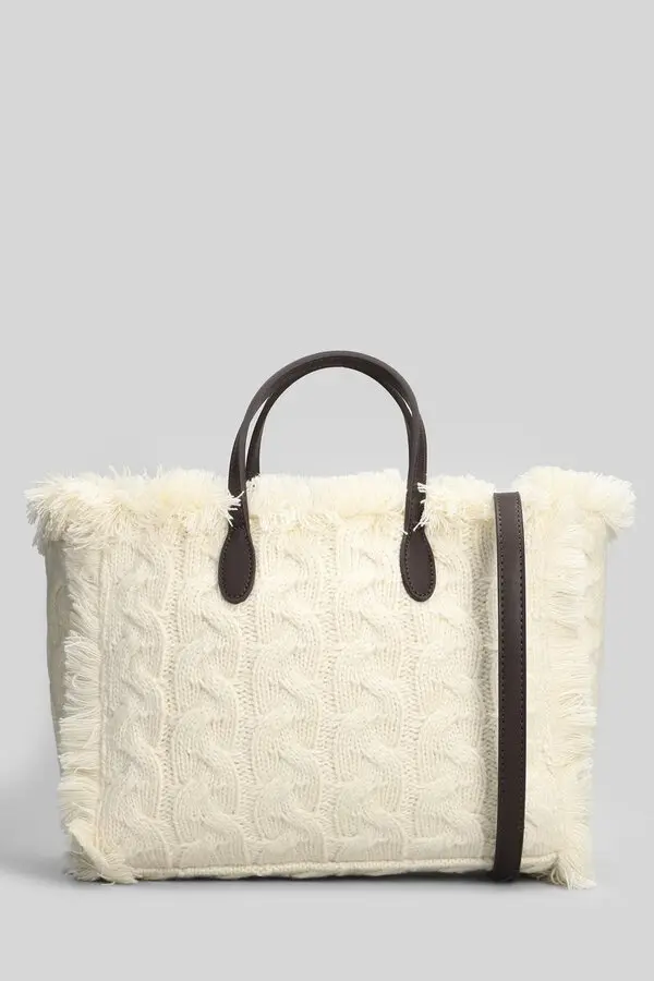 MC2 SAINT BARTH Colette Braid Tote - Beige