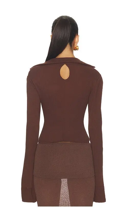 DI PETSA La Davina Knit Long Sleeve Top