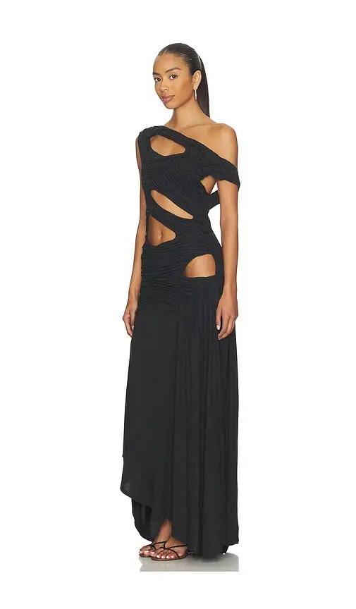 DI PETSA One Shoulder Midnight Dress