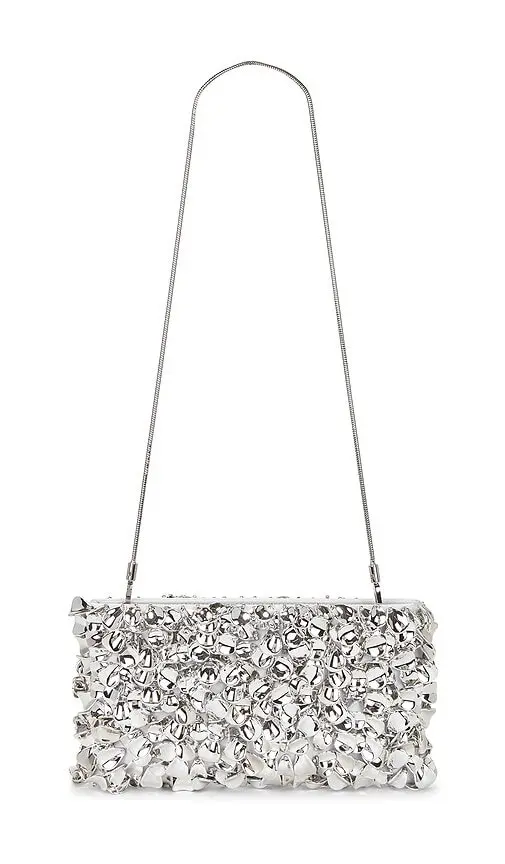Simkhai Reese Beaded Clutch - Silver