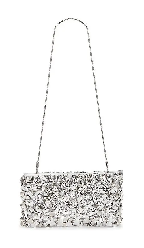 Simkhai Reese Beaded Clutch - Silver